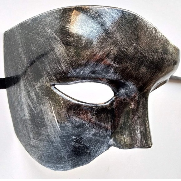 Accessories | Phantom Of The Opera Half Face Silver Antique Mask | Poshmark